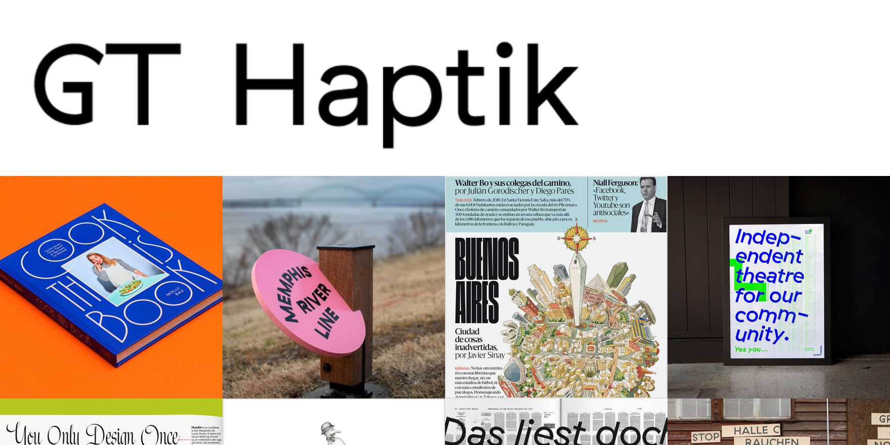 GT Haptik in use - Fonts In Use