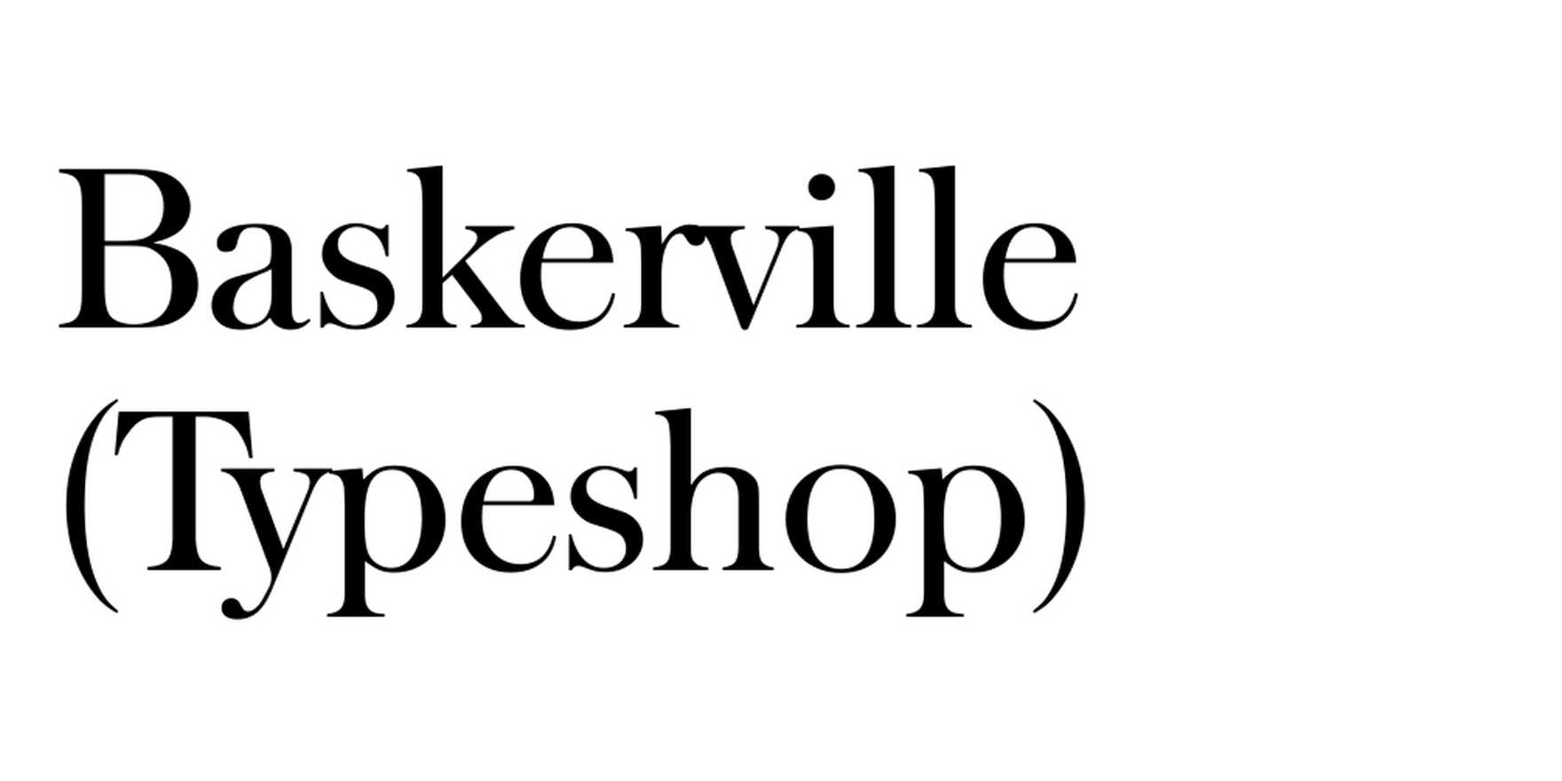Baskerville (Typeshop) in use - Fonts In Use