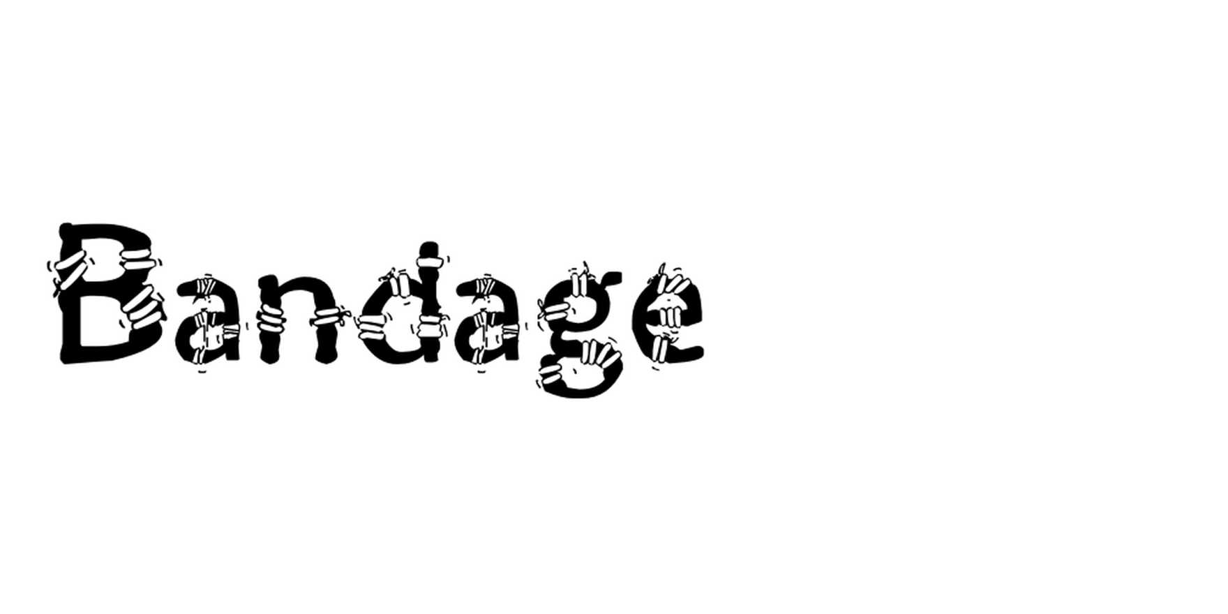 Bandage in use - Fonts In Use