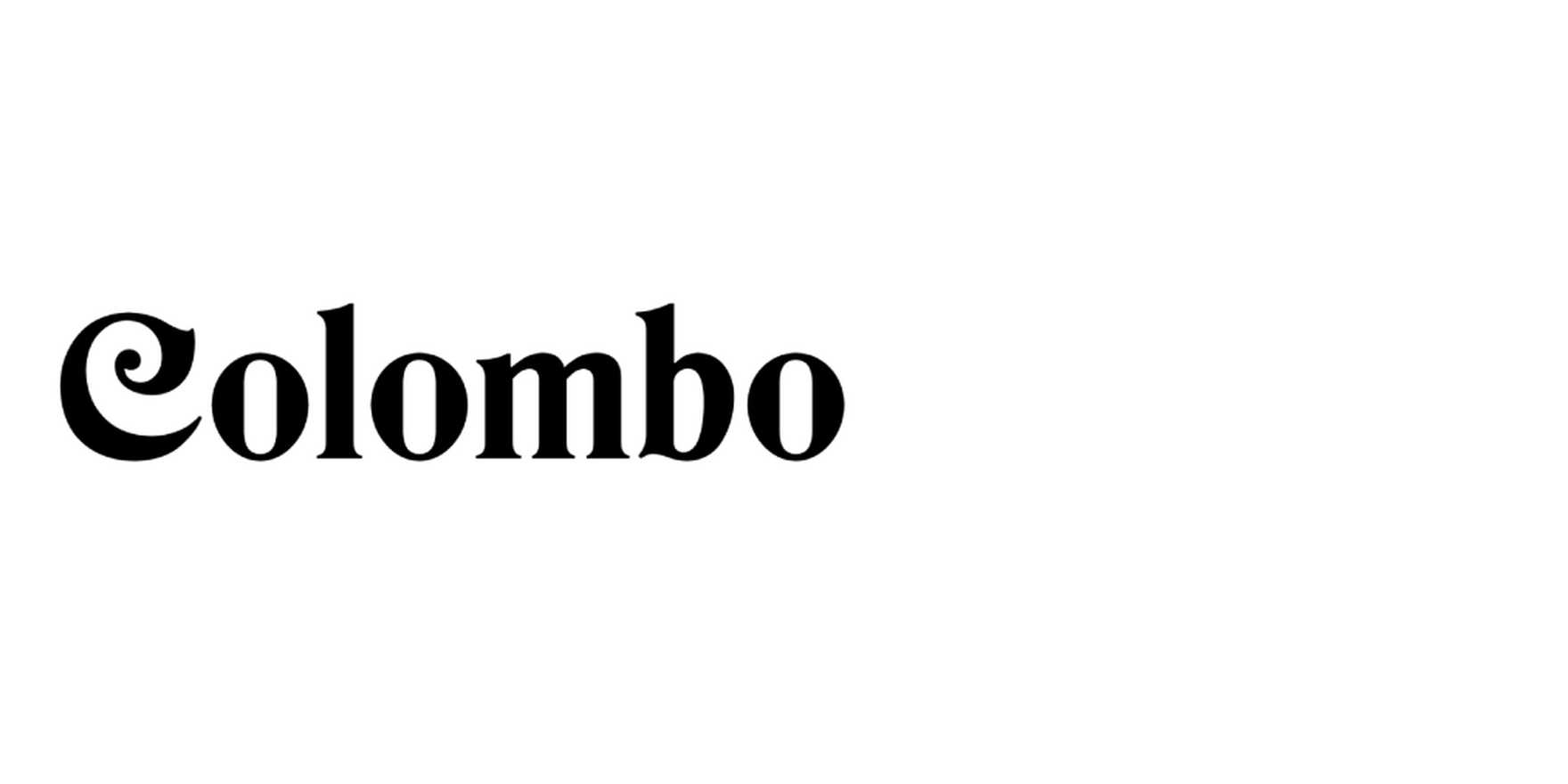 Colombo in use - Fonts In Use