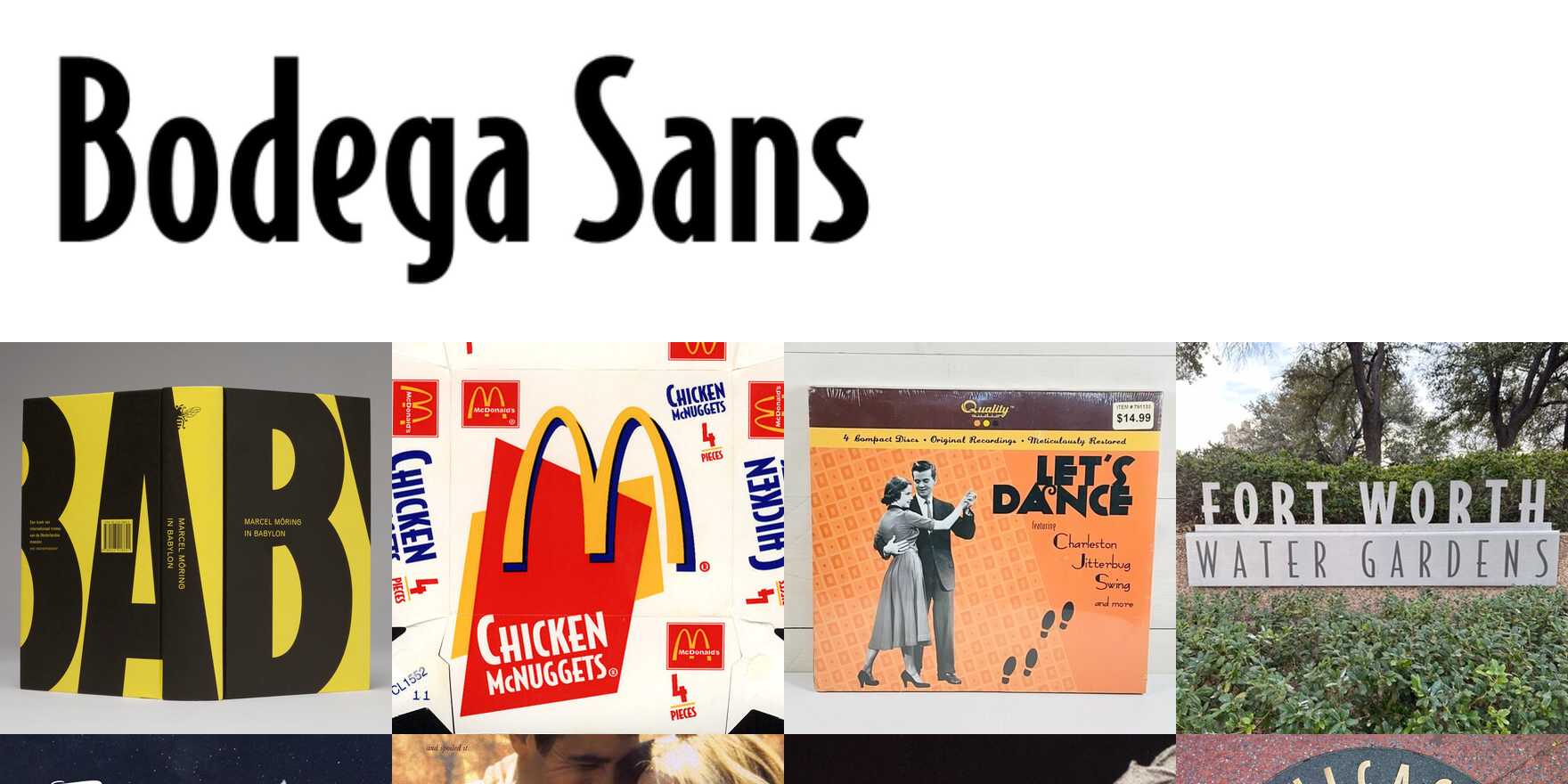 Bodega Sans in use - Fonts In Use