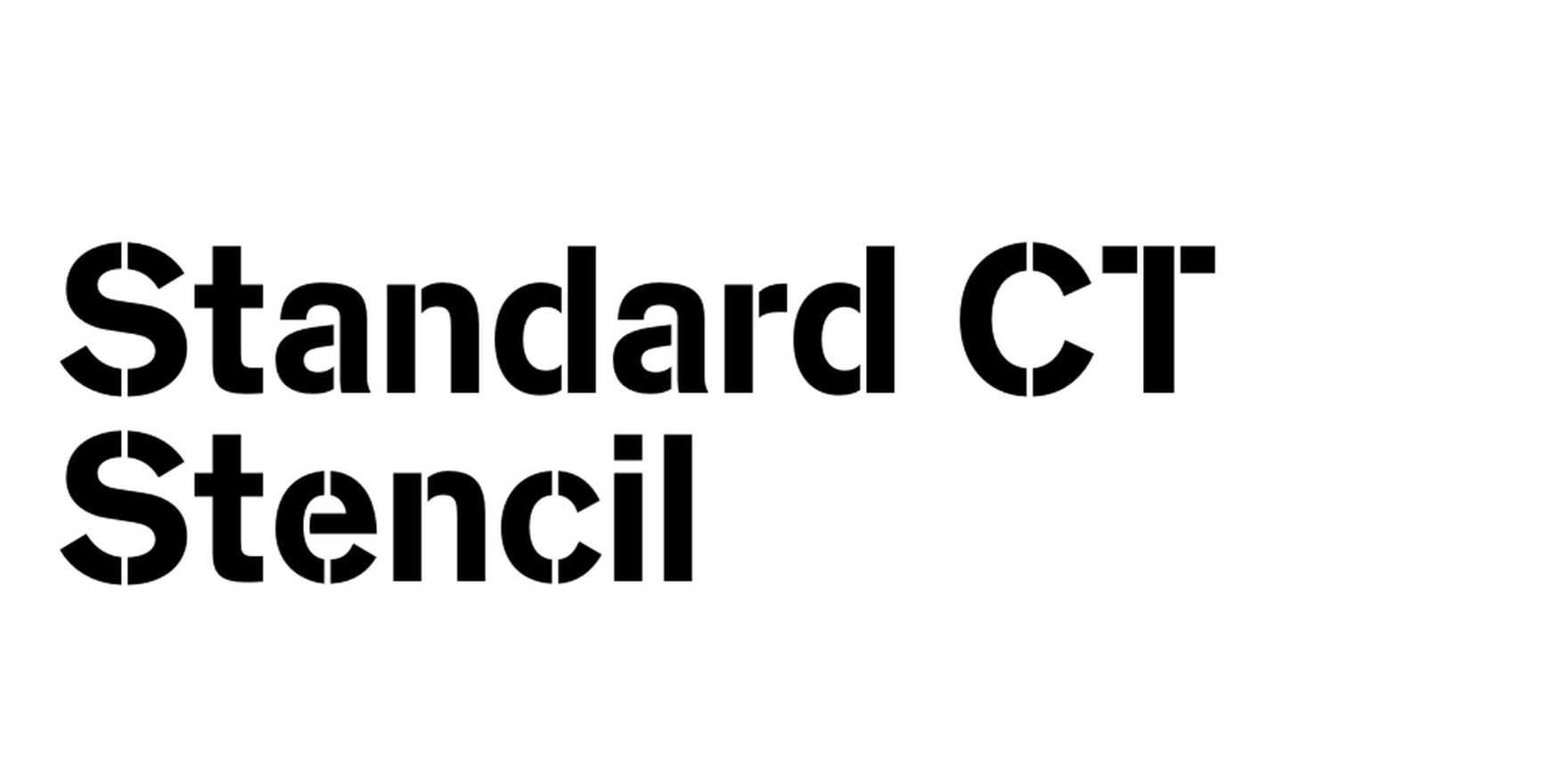 Standard CT Stencil in use - Fonts In Use