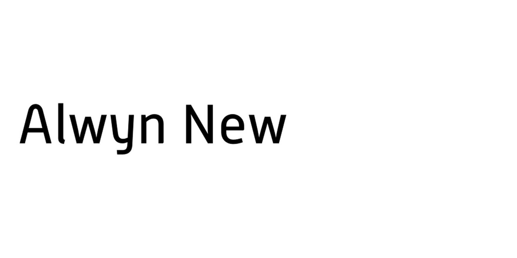 Alwyn New in use - Fonts In Use