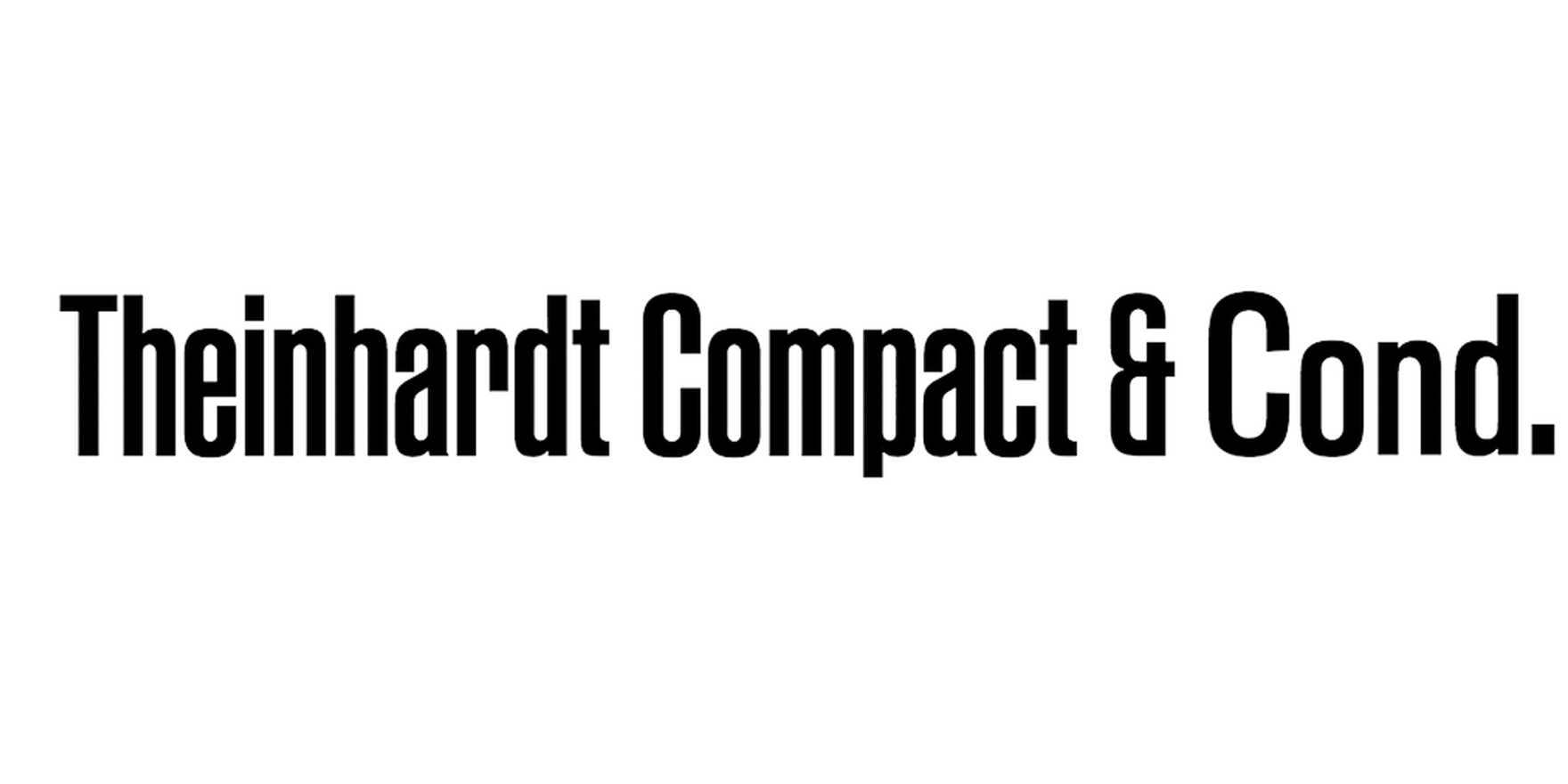Theinhardt Compact & Condensed in use - Fonts In Use