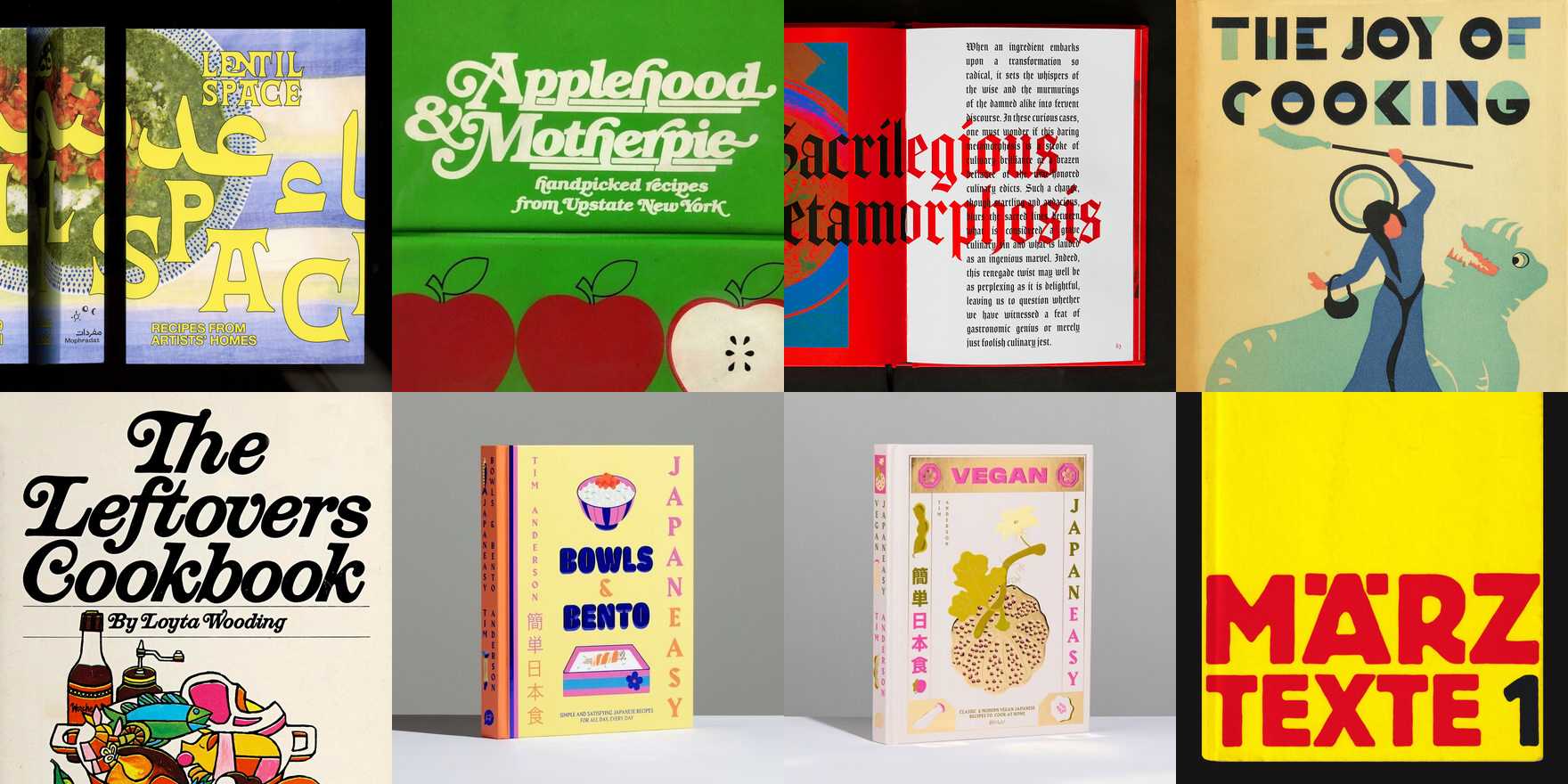 cookbooks - Fonts In Use