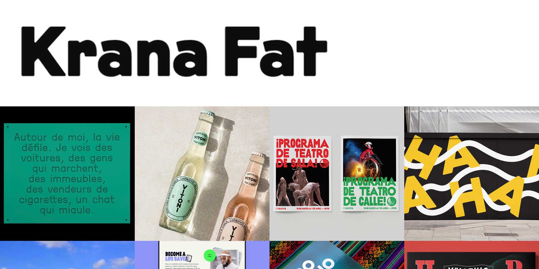 Krana Fat in use - Fonts In Use