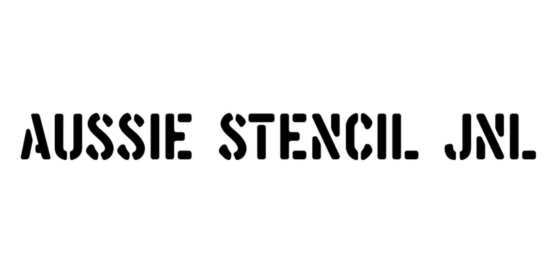 Aussie Stencil JNL in use - Fonts In Use