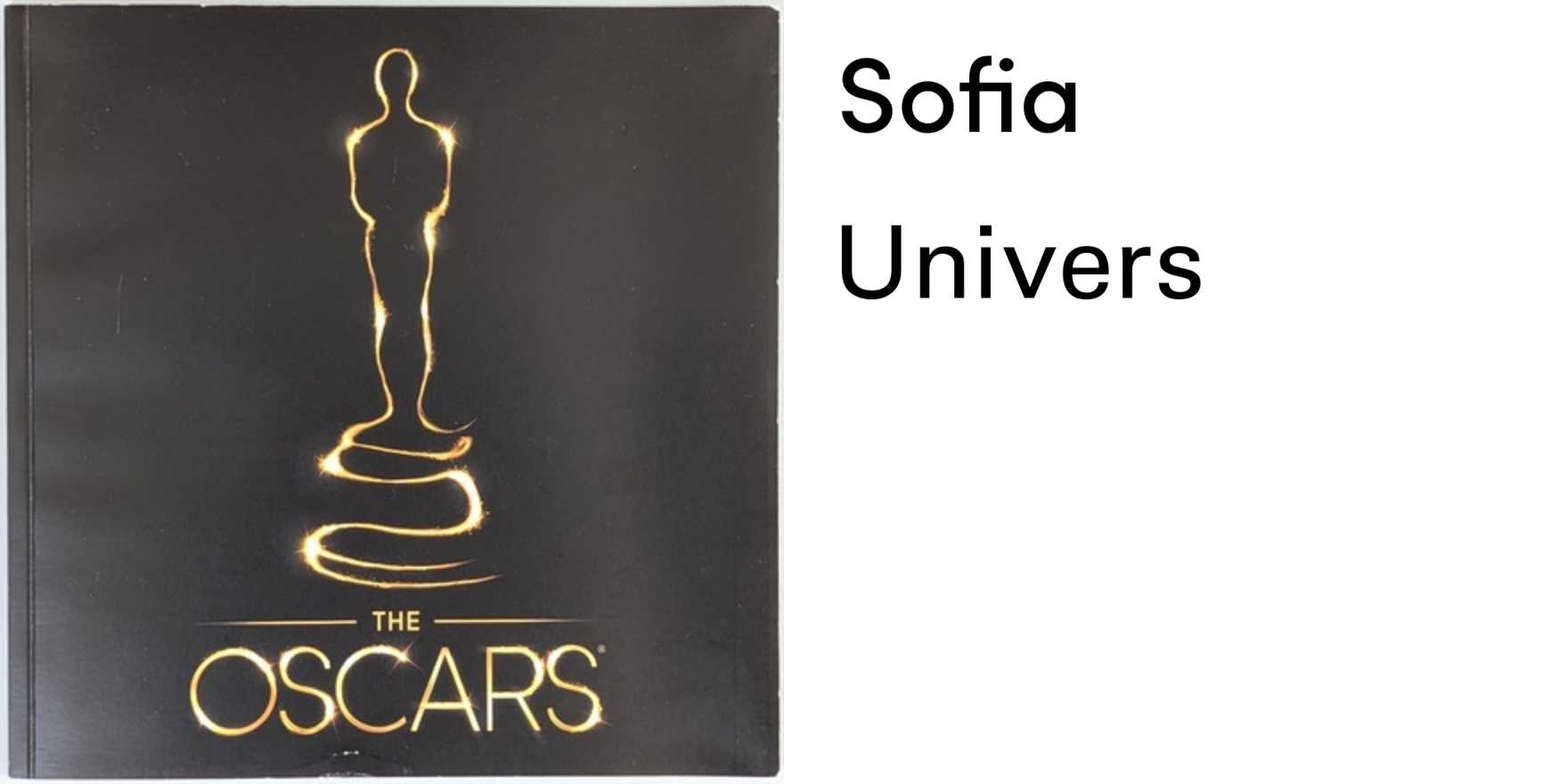 The Oscars – 85th Academy Awards program - Fonts In Use