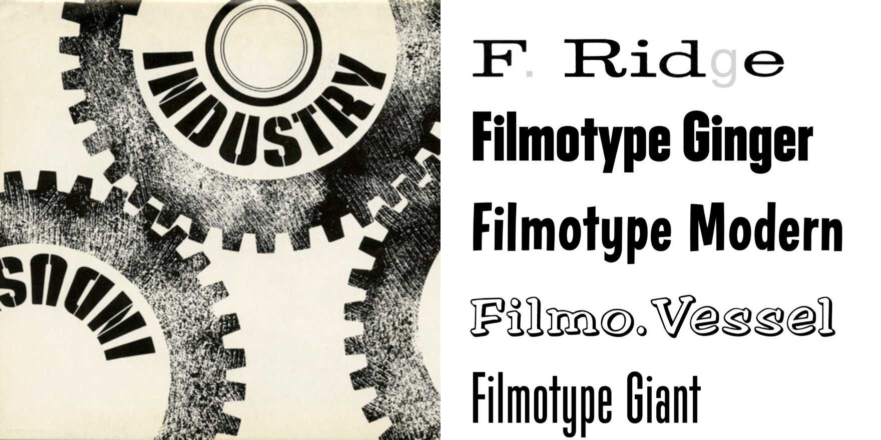 Clip Books of Line Art, Volk (1958) - Fonts In Use