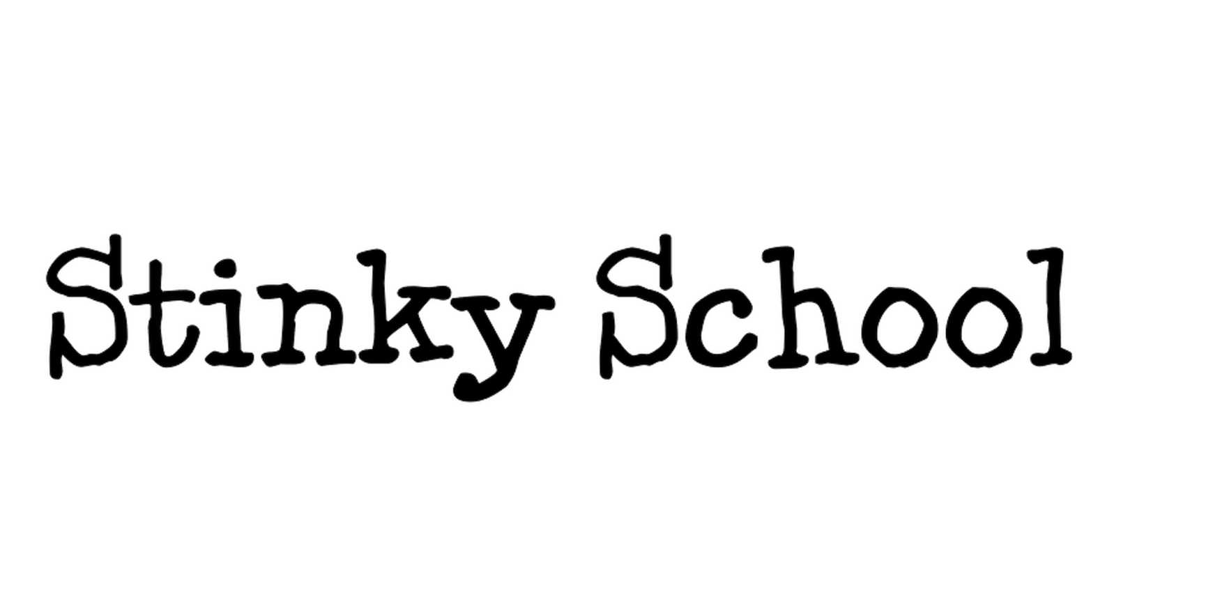 Stinky School in use - Fonts In Use