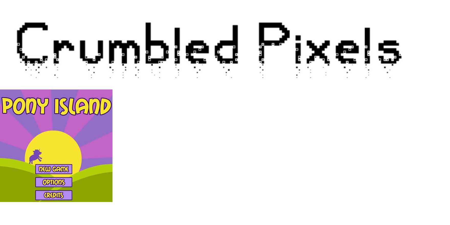 Crumbled Pixels in use - Fonts In Use