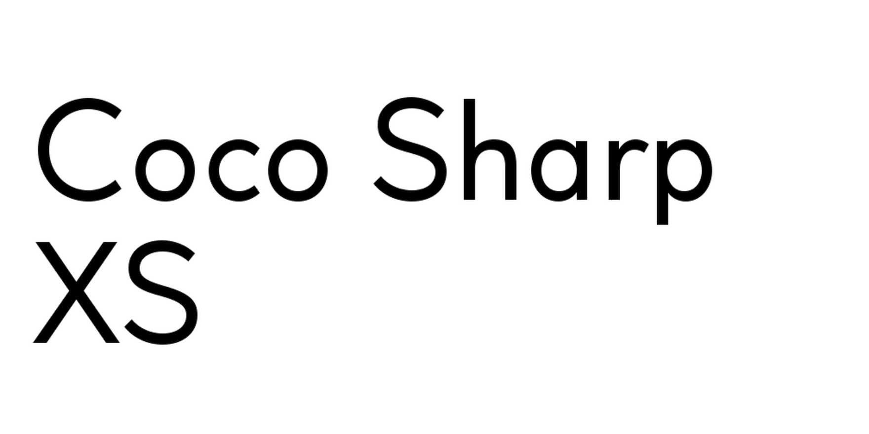 Coco Sharp XS in use - Fonts In Use