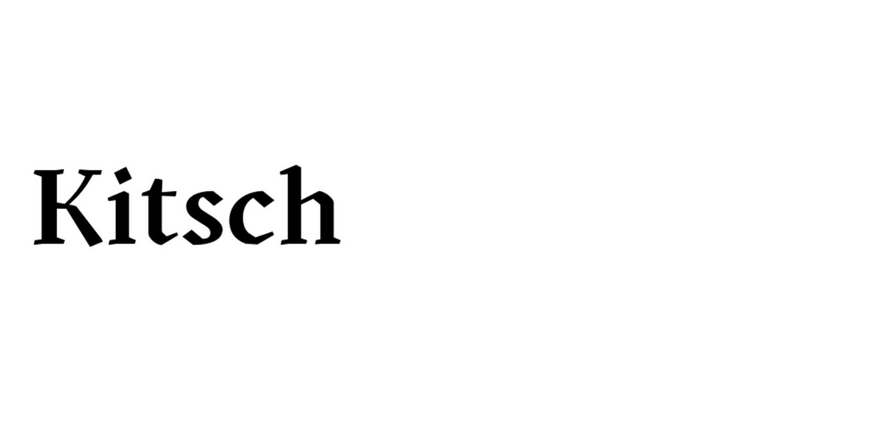 Kitsch in use - Fonts In Use
