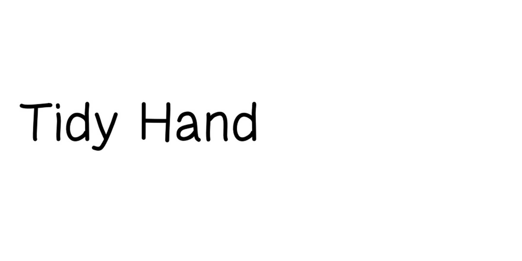 Tidy Hand in use - Fonts In Use