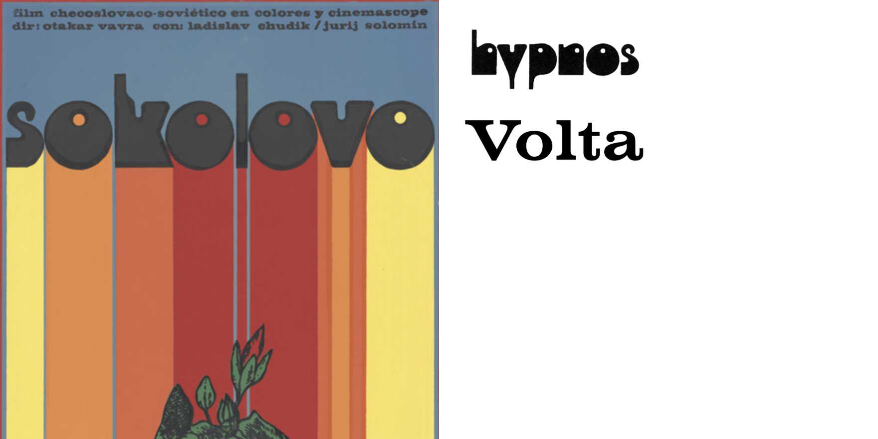 Sokolovo Cuban movie poster - Fonts In Use