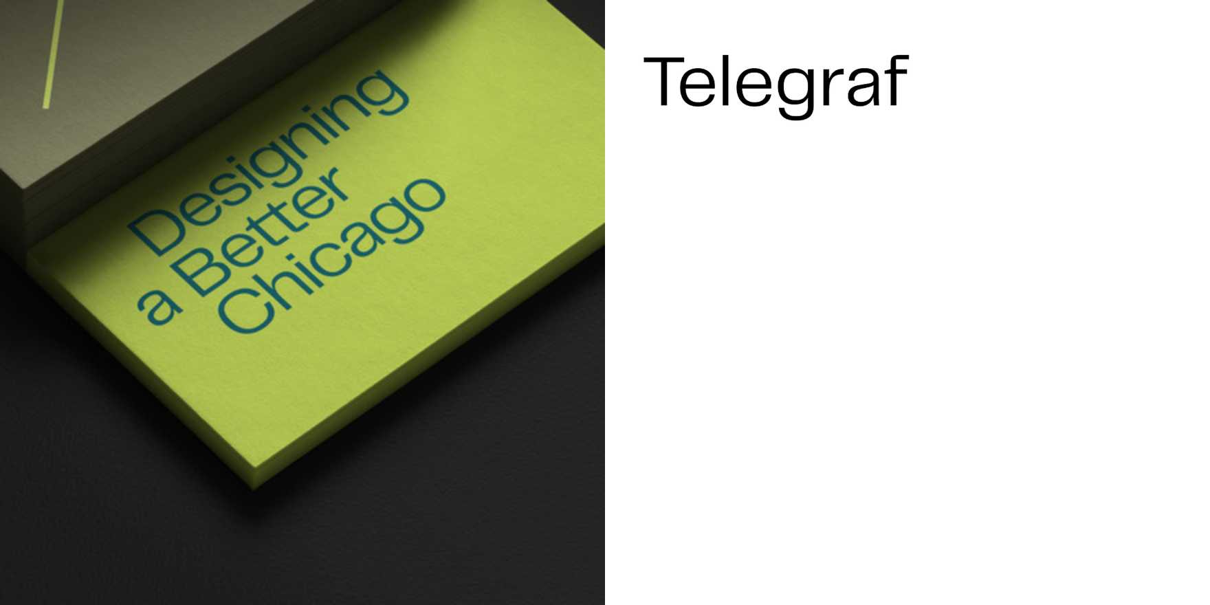 Designing a Better Chicago - Fonts In Use