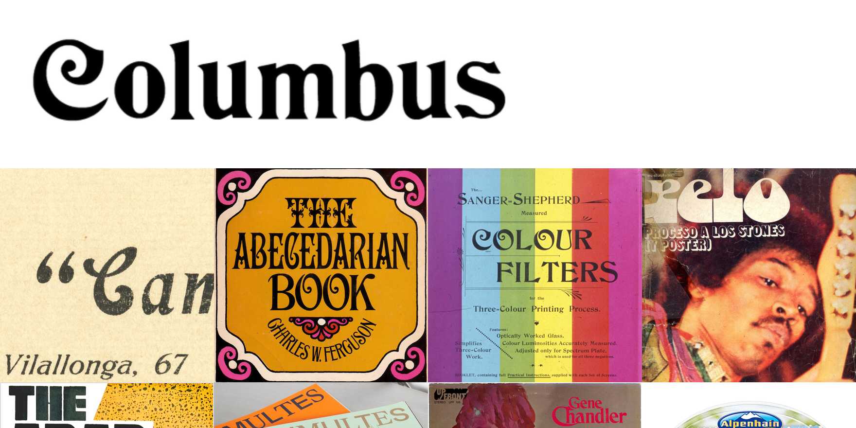Columbus in use - Fonts In Use