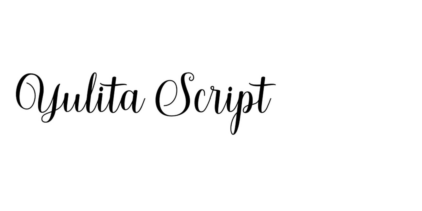 Yulita Script in use - Fonts In Use