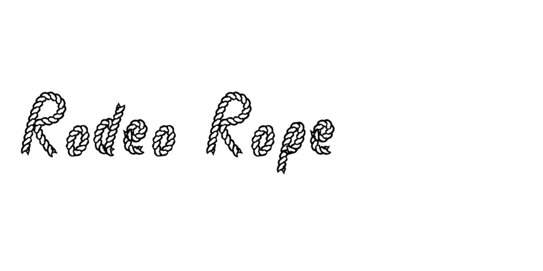 Rodeo Rope in use - Fonts In Use