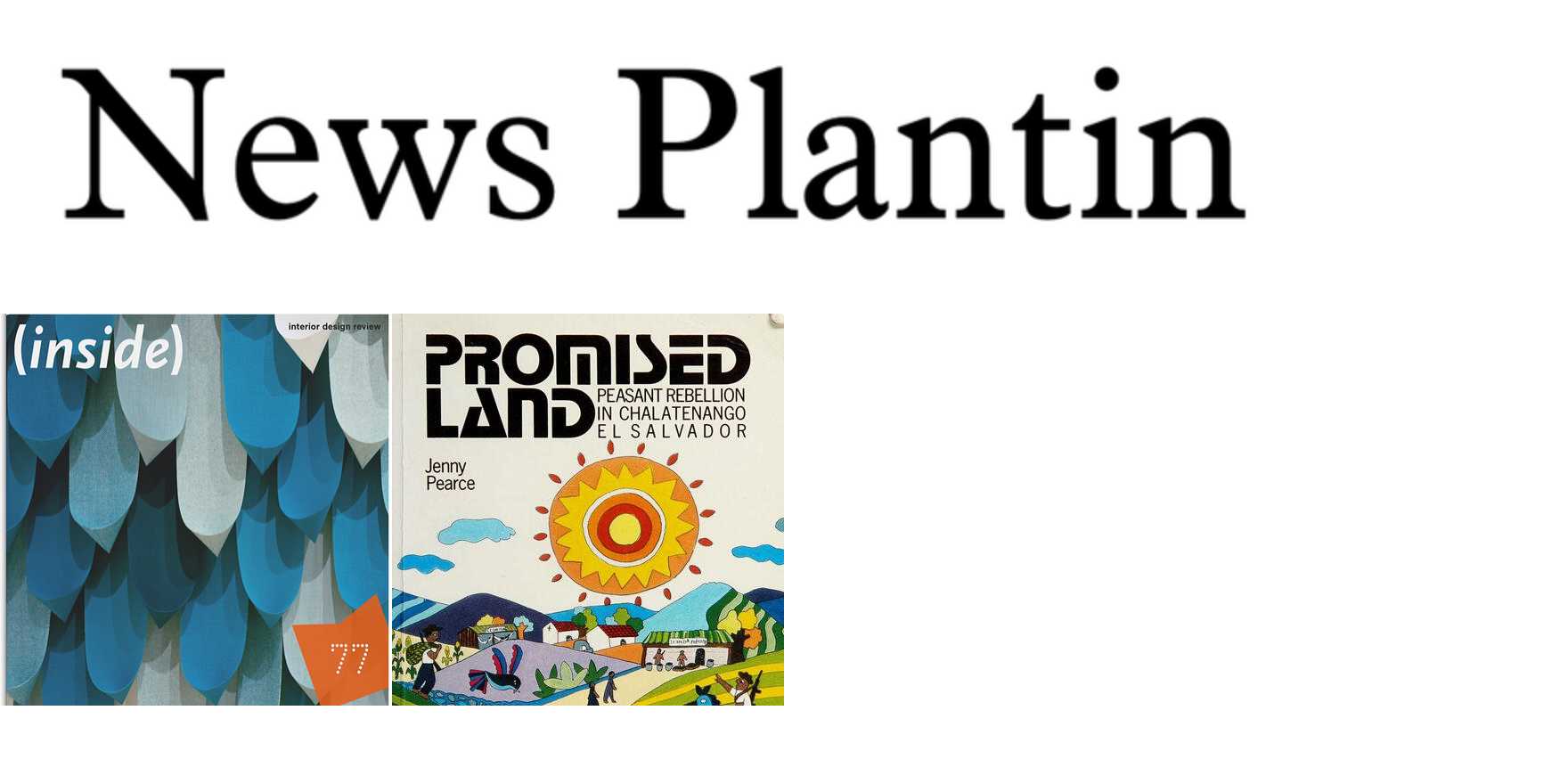News Plantin in use - Fonts In Use