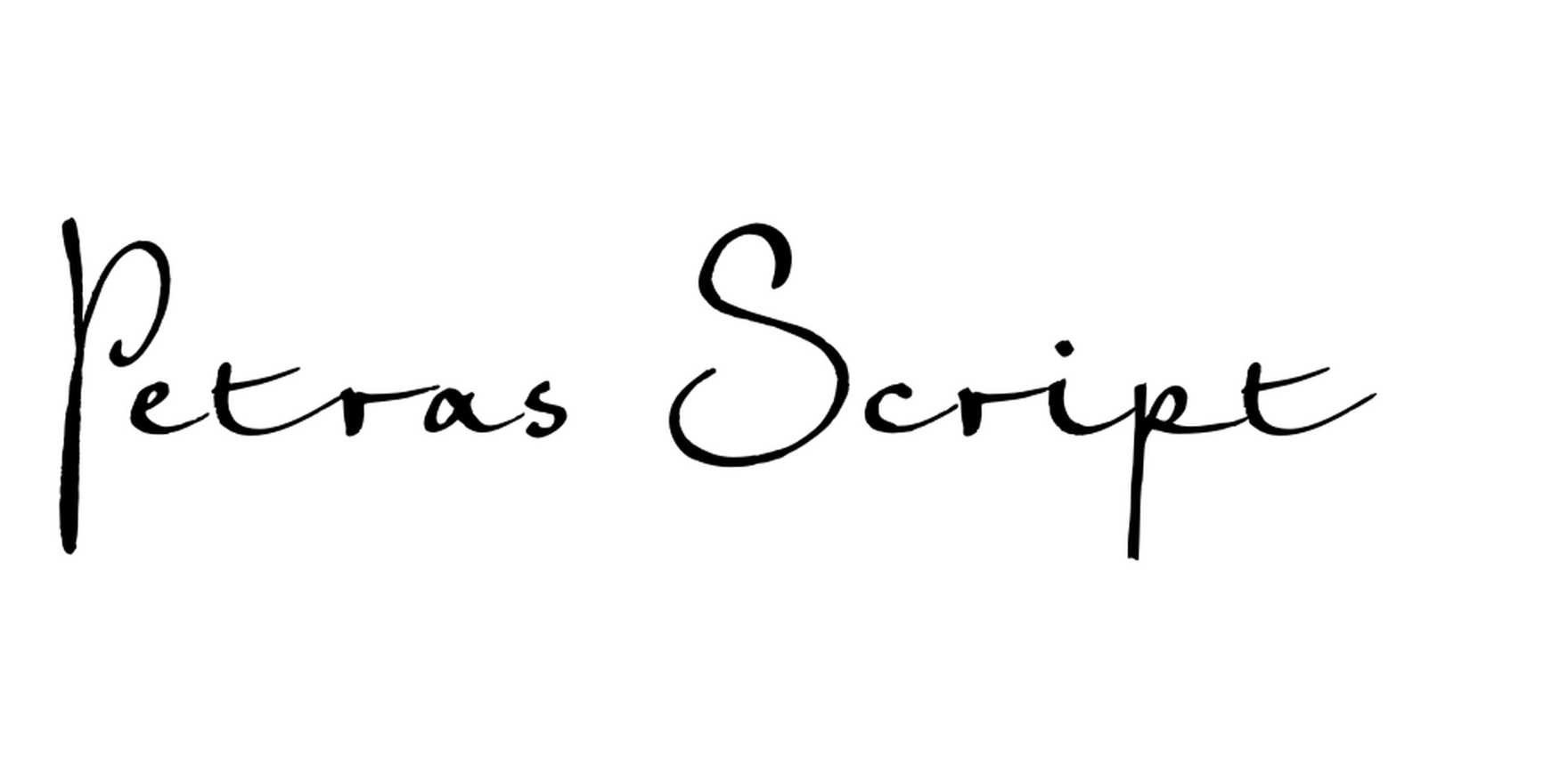 Petras Script in use - Fonts In Use