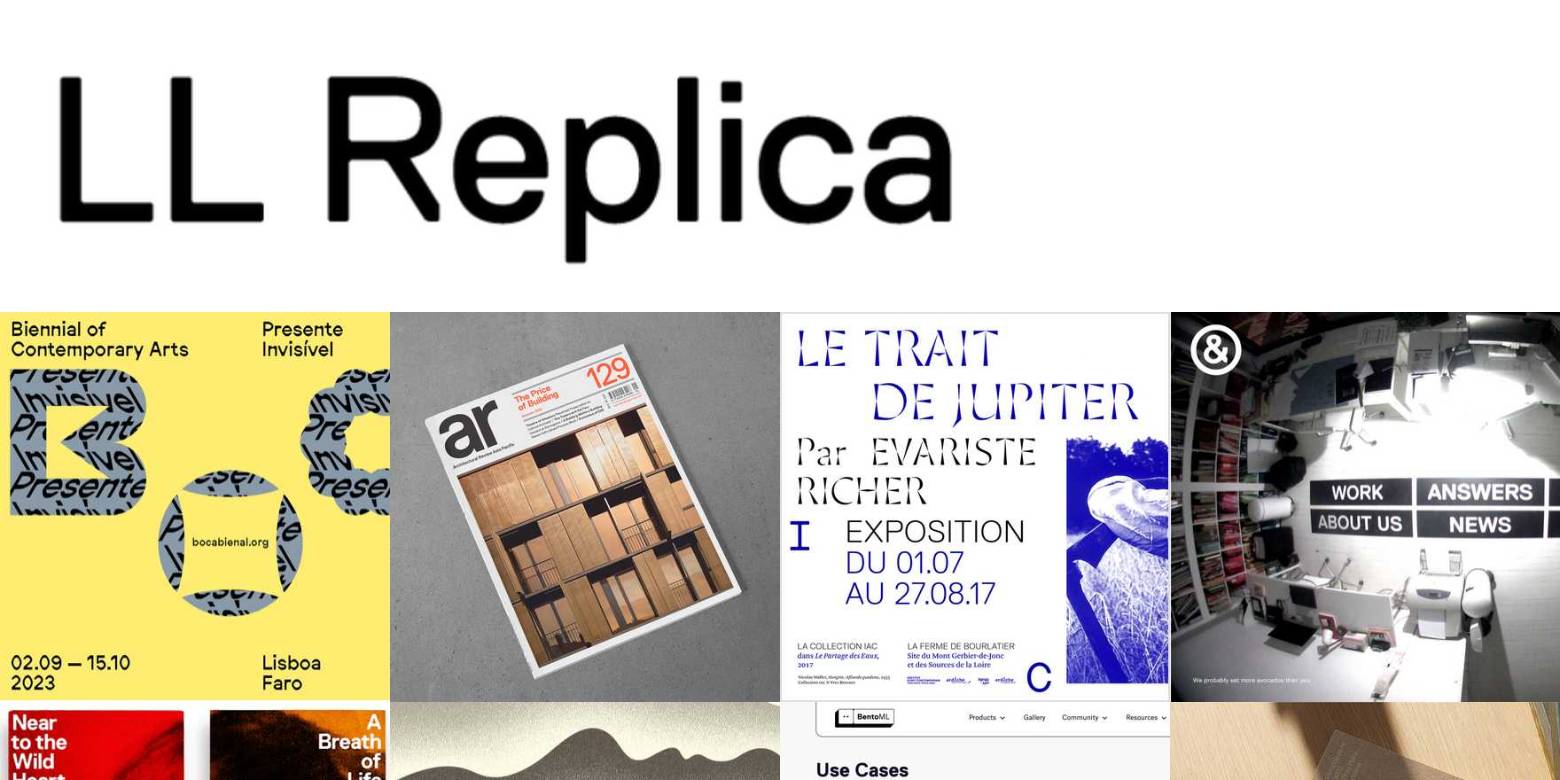 LL Replica in use - Fonts In Use