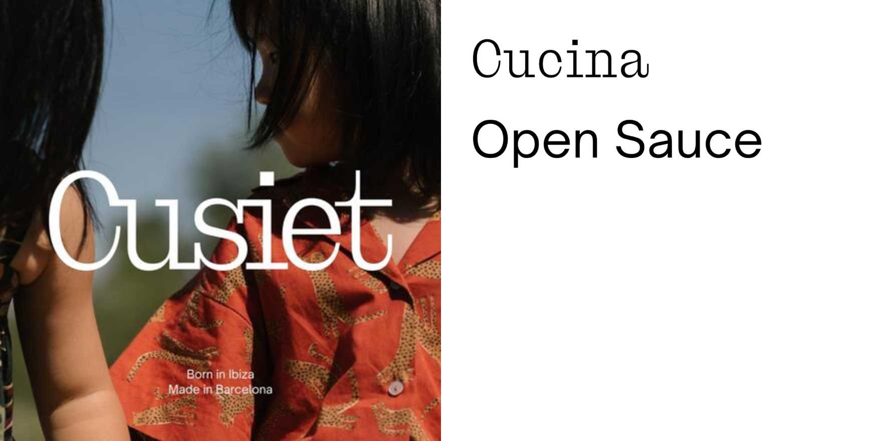 Cusiet kidswear - Fonts In Use