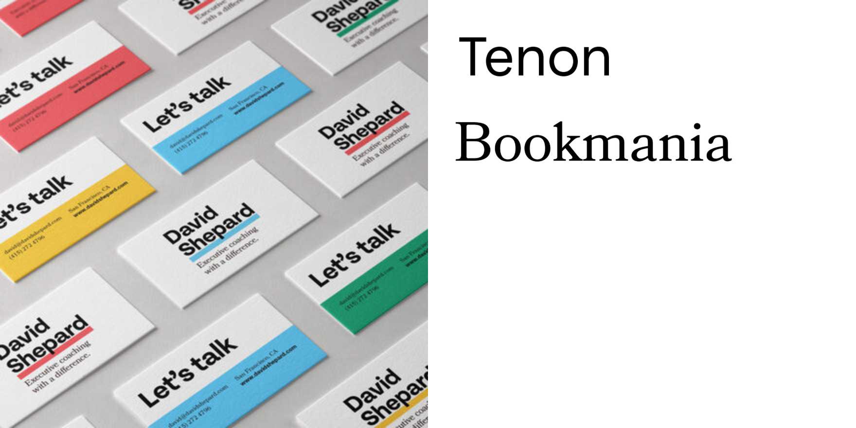 David Shepard branding - Fonts In Use