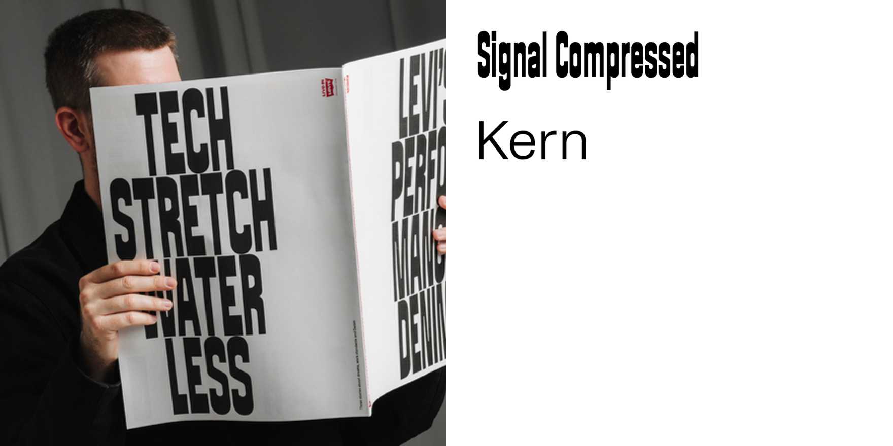 Levi’s Performance Denim - Fonts In Use