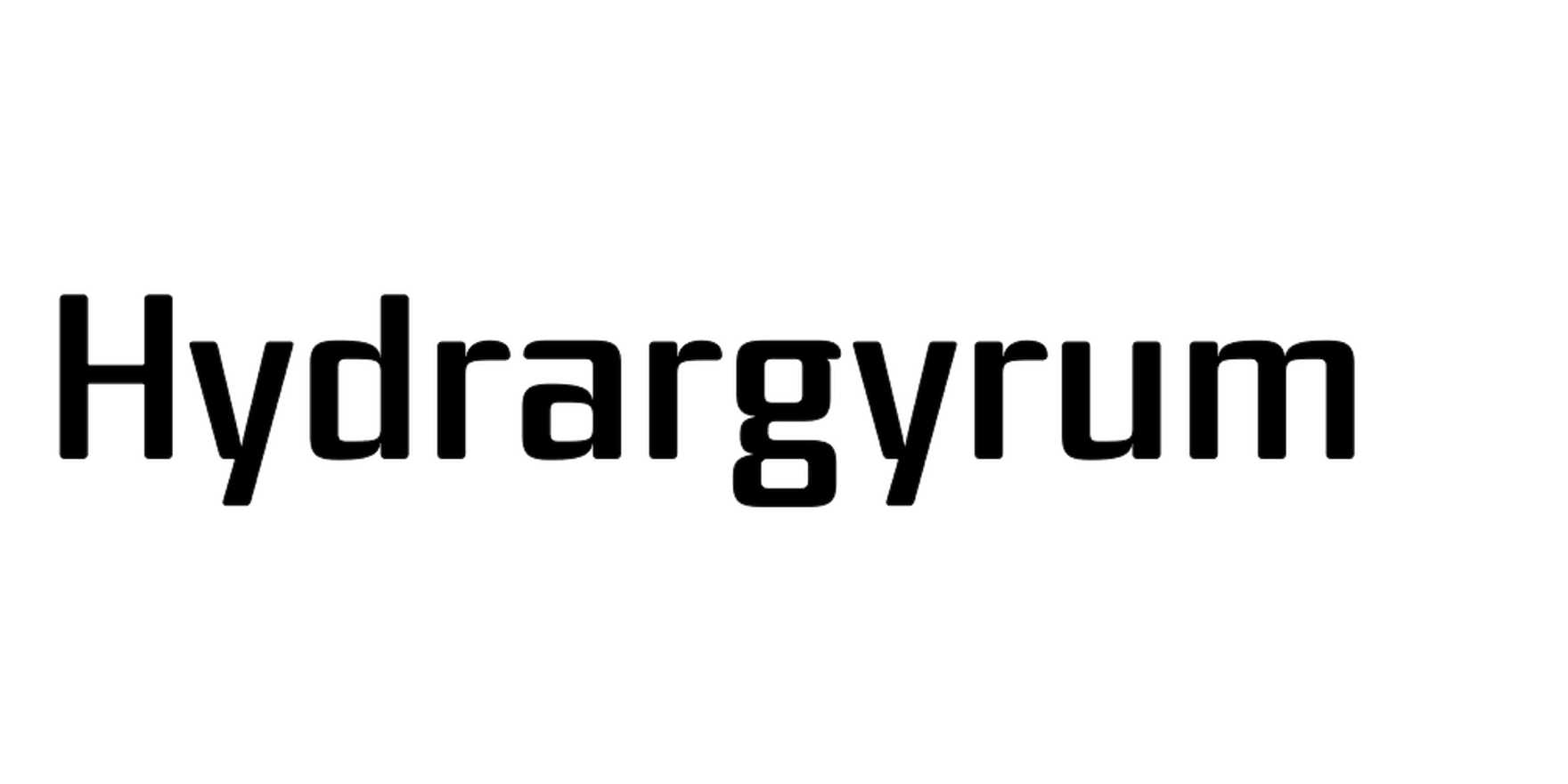 Hydrargyrum in use - Fonts In Use