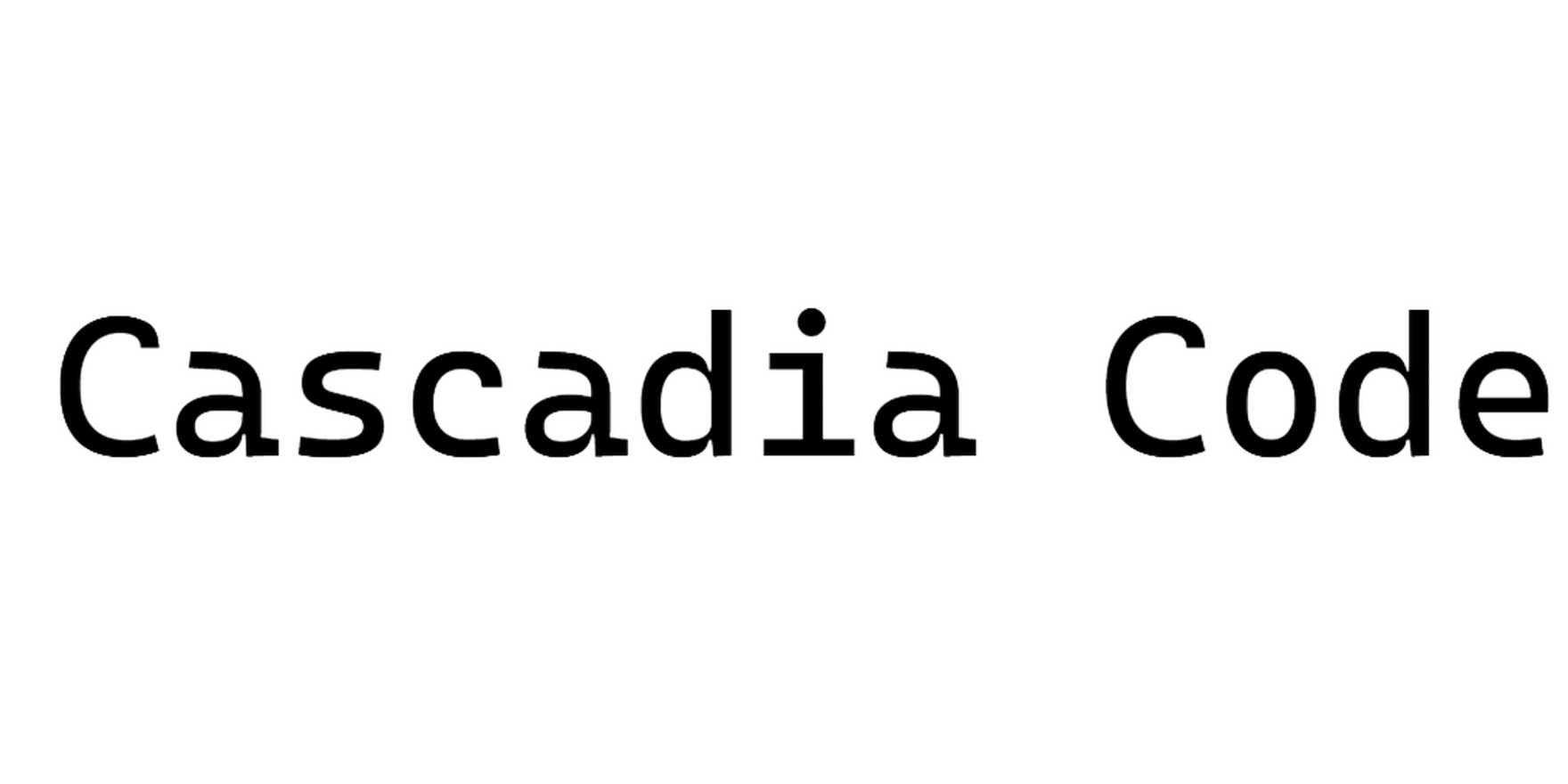 Cascadia Code in use - Fonts In Use