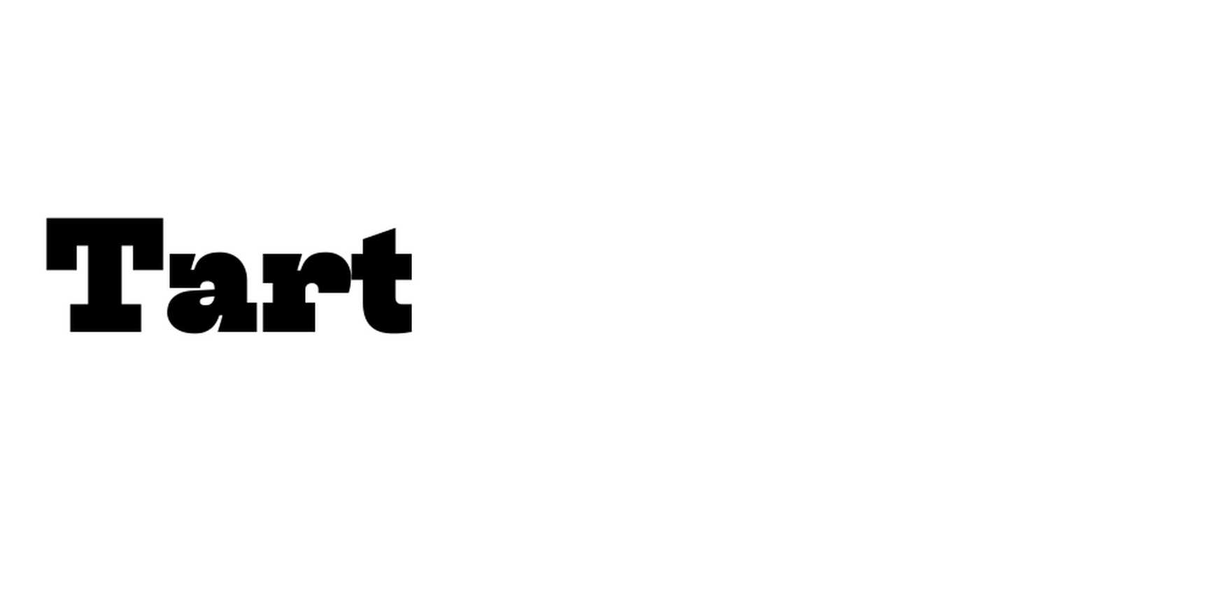 Tart in use - Fonts In Use