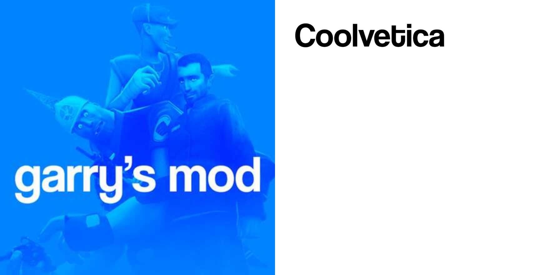 Garry’s Mod video game - Fonts In Use