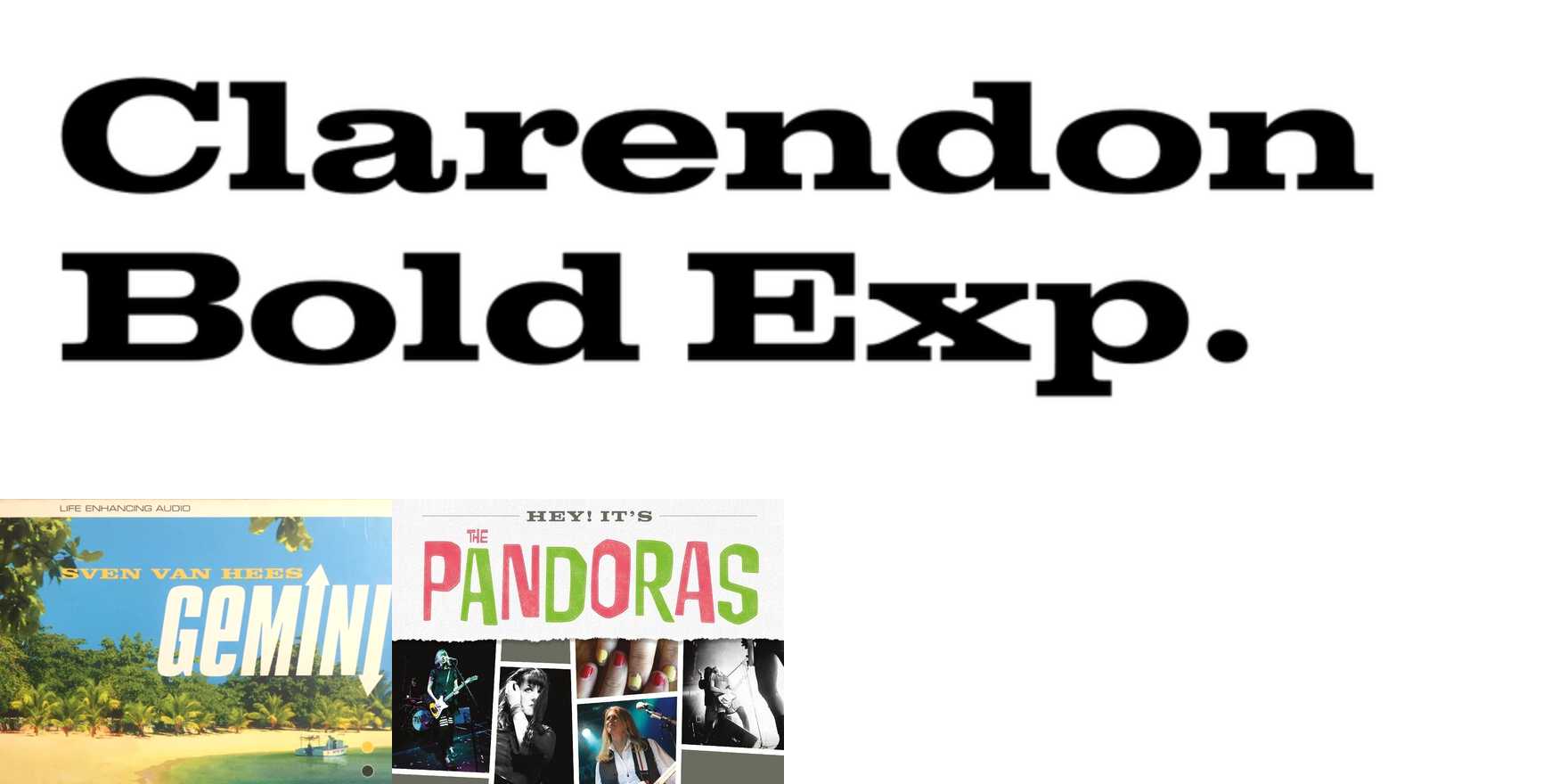 Clarendon Bold Expanded in use - Fonts In Use