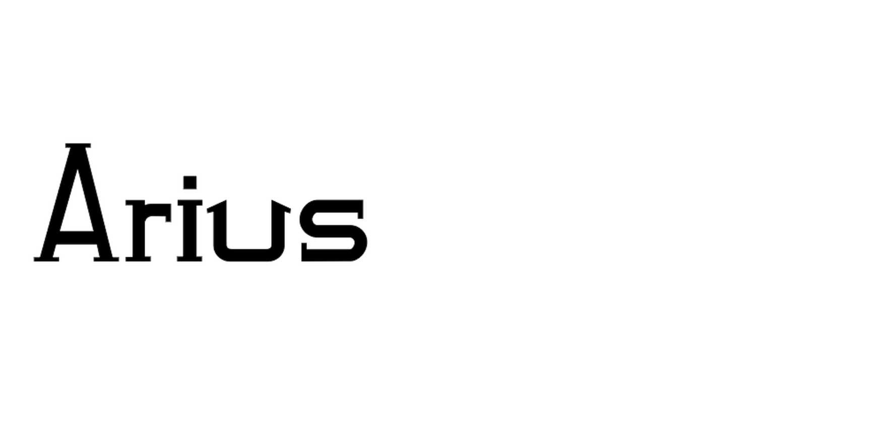 Arius in use - Fonts In Use