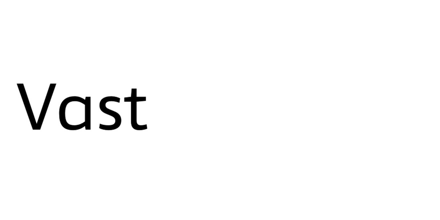 Vast in use - Fonts In Use