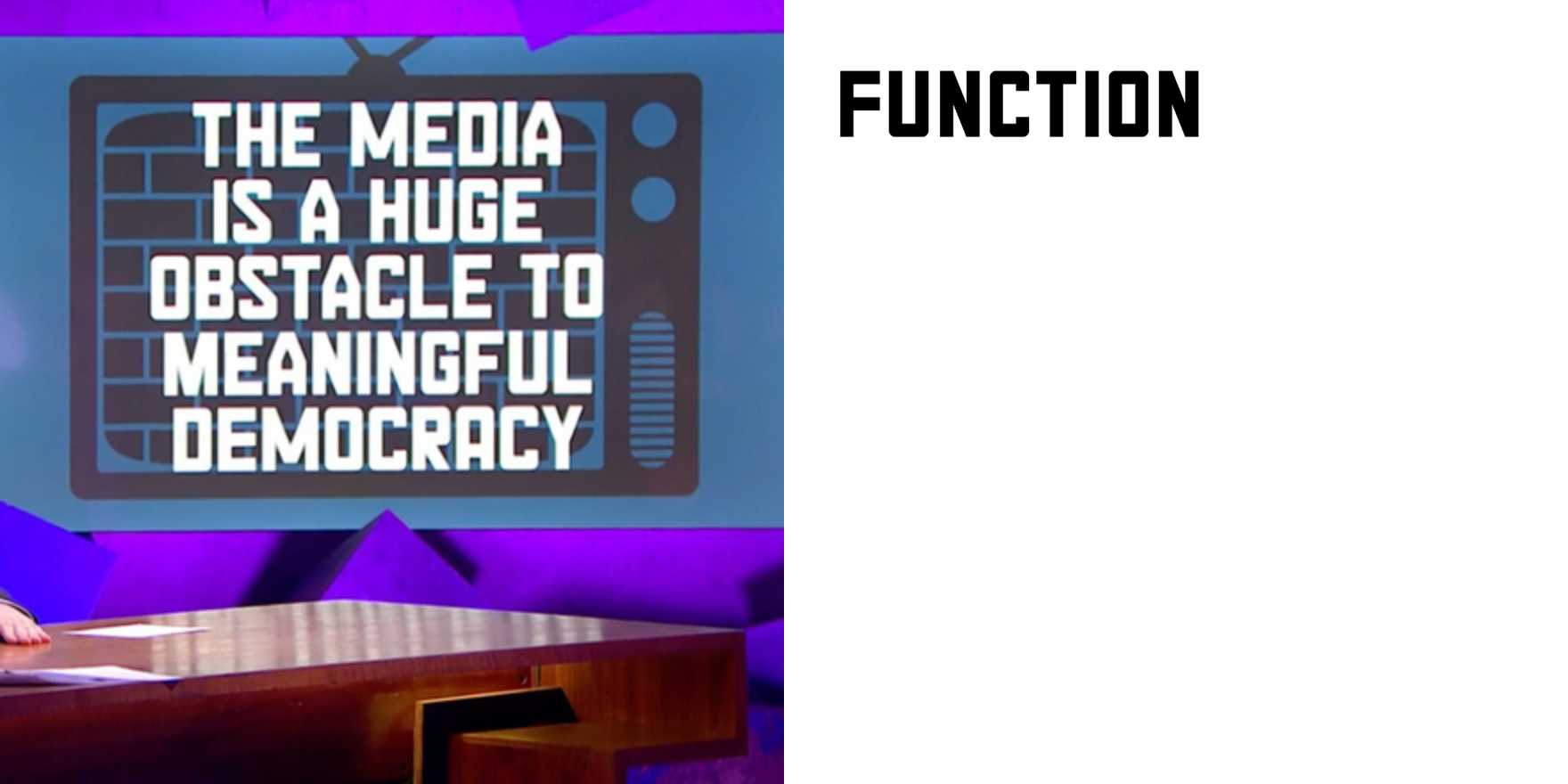 Frankie Boyle’s New World Order - Fonts In Use