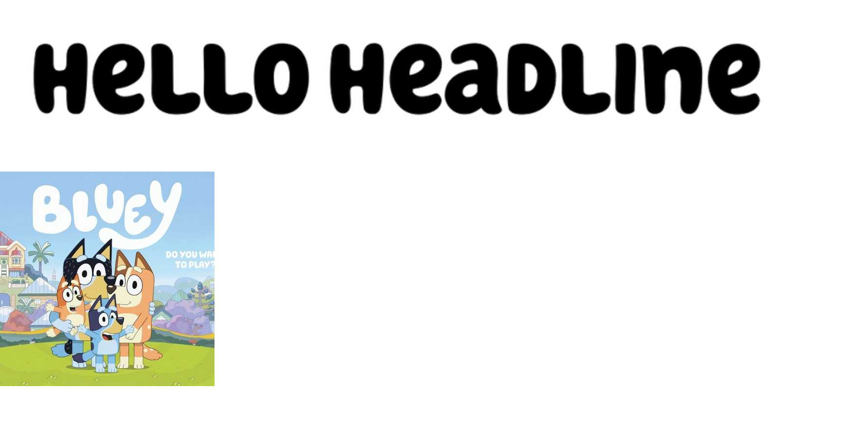 Hello Headline in use - Fonts In Use
