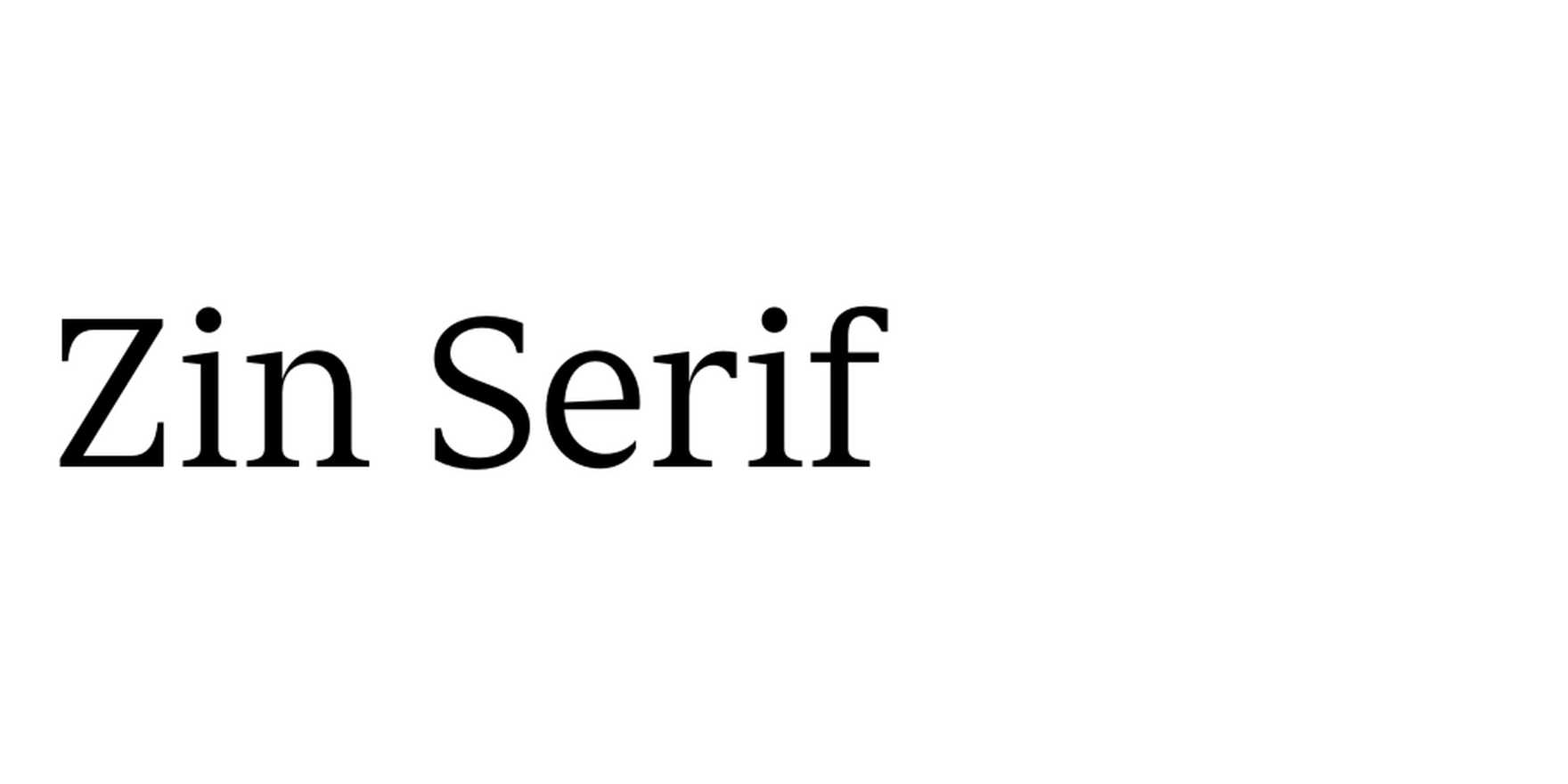 Zin Serif in use - Fonts In Use