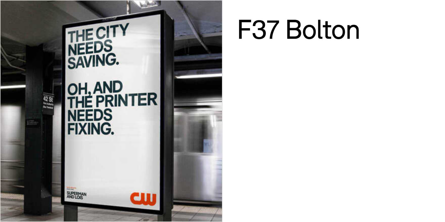 The CW - Fonts In Use