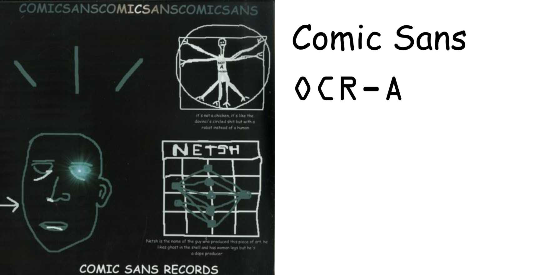 Netsh – Neural Netshworks album art - Fonts In Use