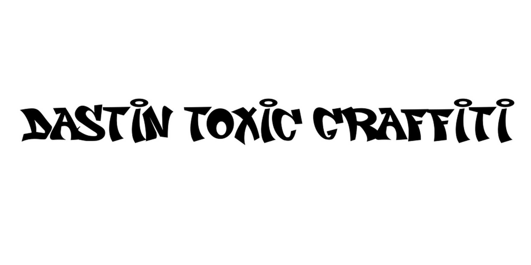 Dastin toxic Graffiti in use - Fonts In Use