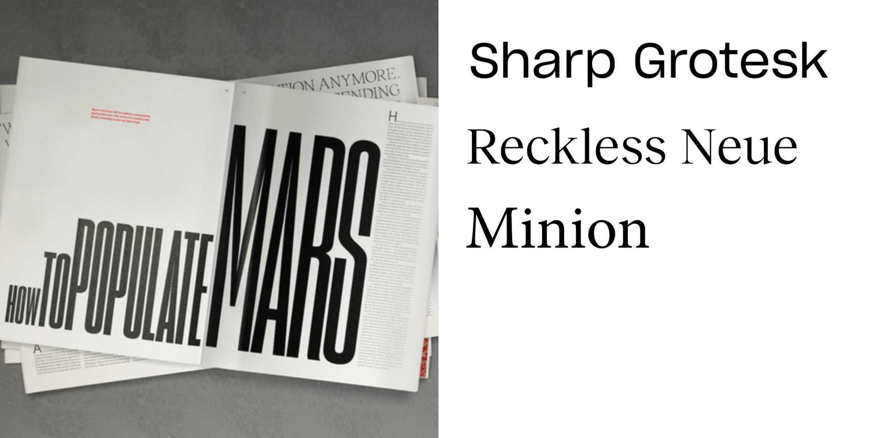 Next Stop Mars - Fonts In Use