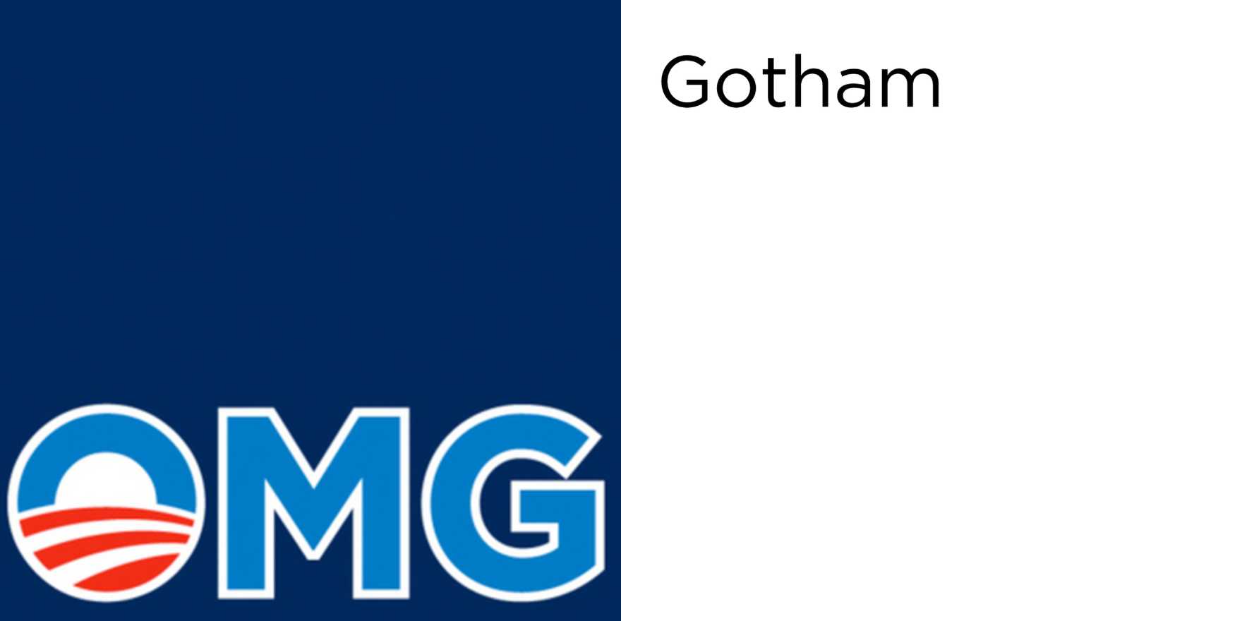 OMG (Obama) - Fonts In Use