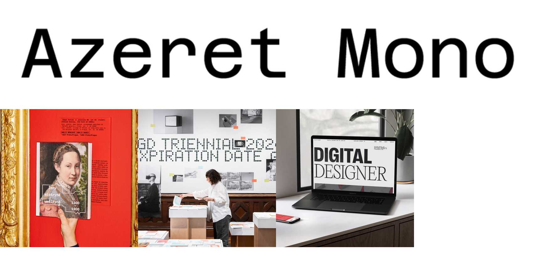 Azeret Mono in use - Fonts In Use