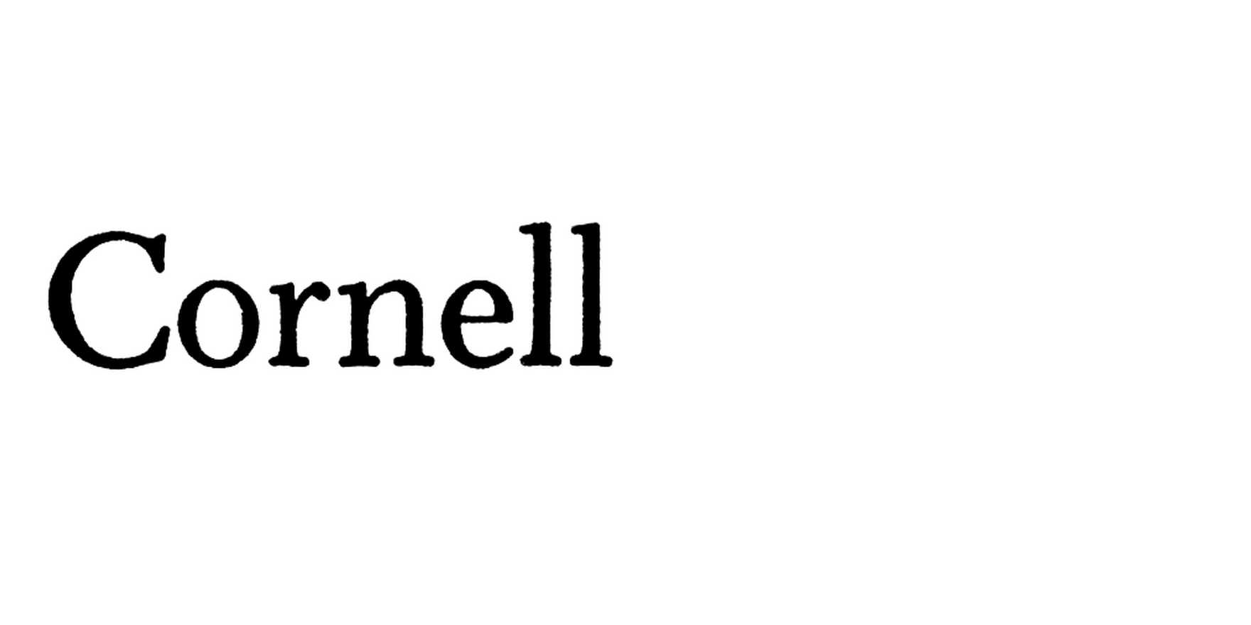 Cornell in use - Fonts In Use