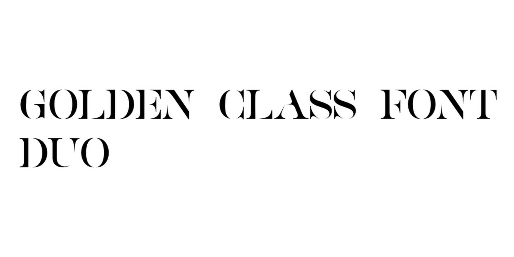 Golden Class Font Duo in use - Fonts In Use