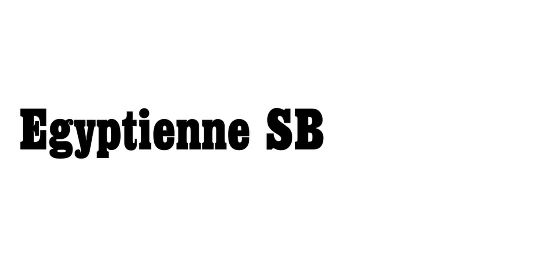 Egyptienne SB in use - Fonts In Use