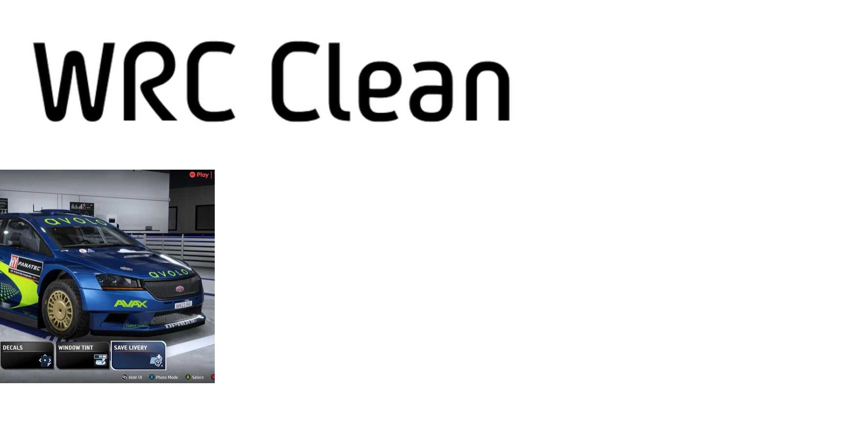 WRC Clean in use - Fonts In Use