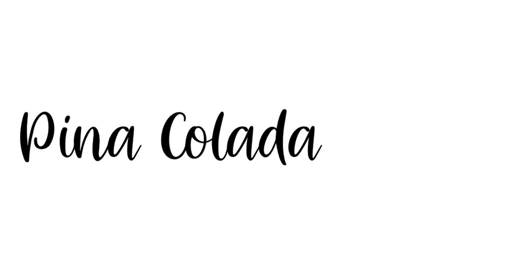 Pina Colada in use - Fonts In Use